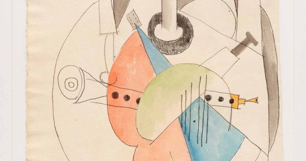 Pablo Picasso, Still Life with Musical Instruments on a Table, Paris ...