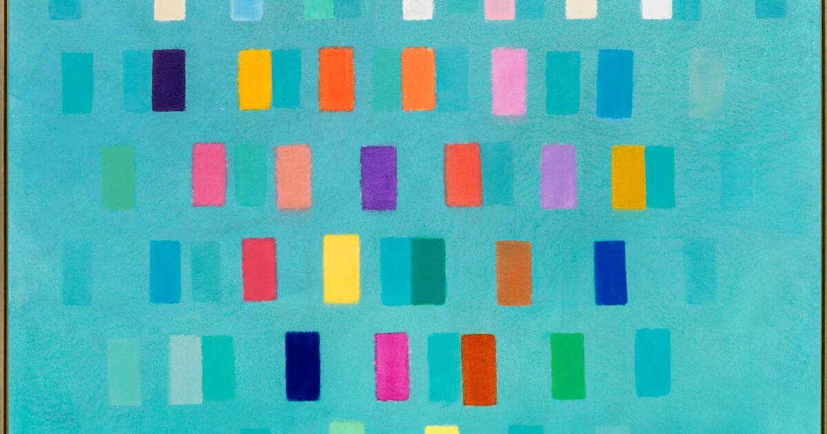 Heinz Mack, Pallet-Picture (Chromatic Constellation), 2006
