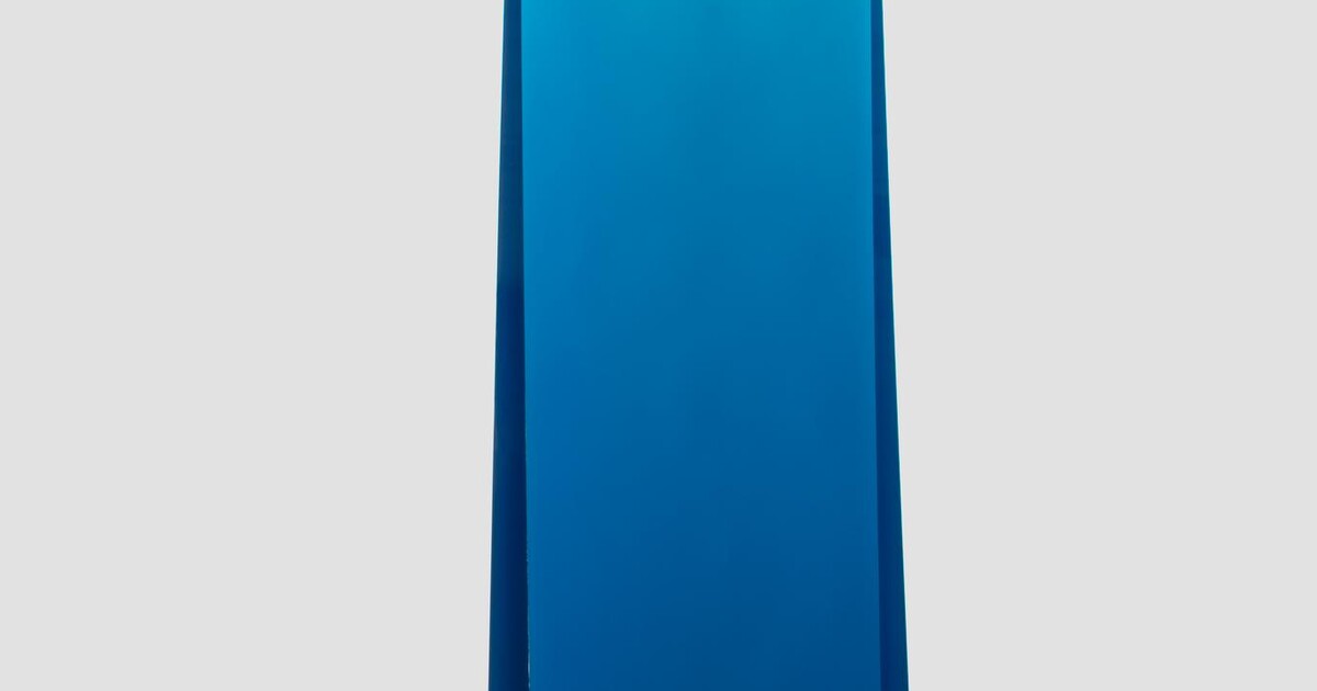 Blue column, 1970