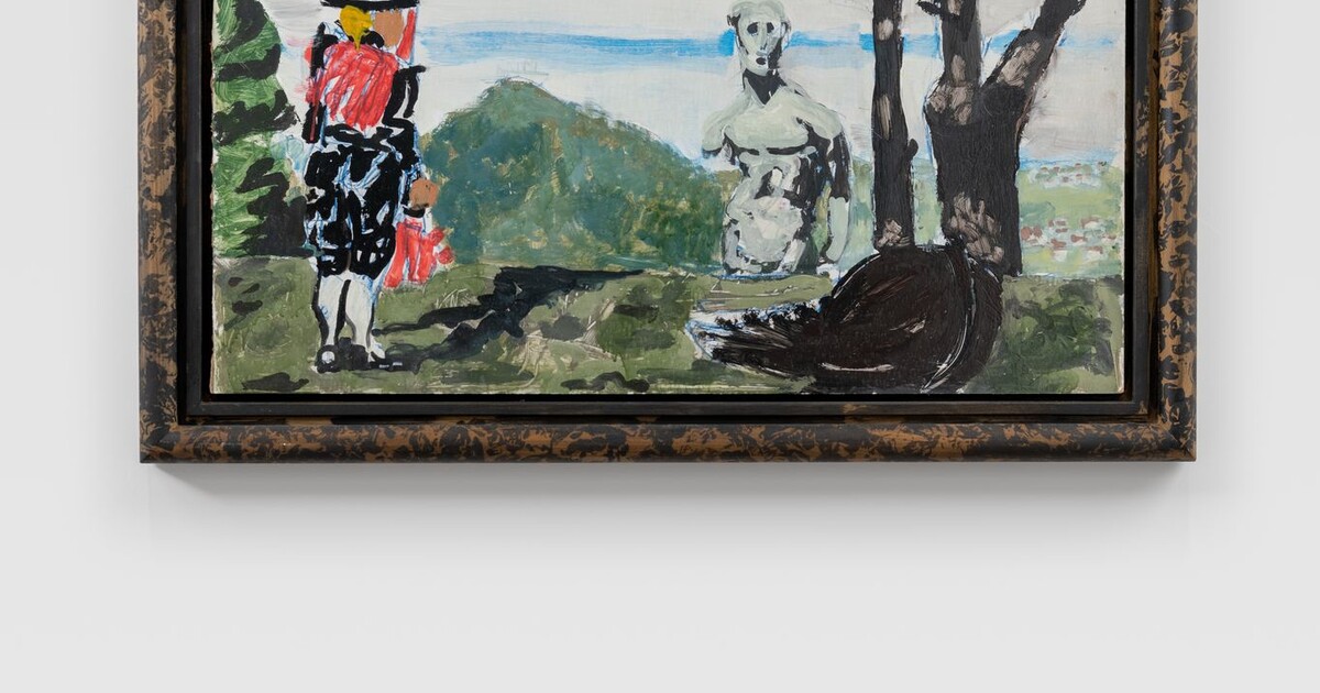 Markus Lüpertz, Vision de Poussin, 2012