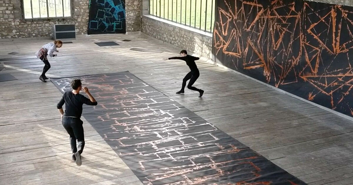 Alice Anderson, THE RITUAL OF THE SHAPES, 2019