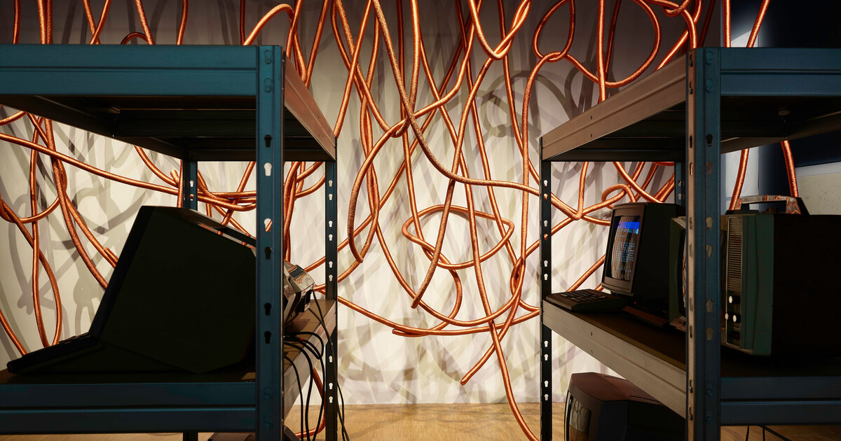 Alice Anderson - 'Worlds of Networks' - Almine Rech