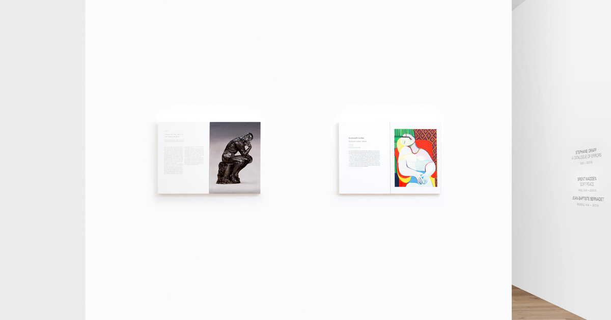 Stephane Graff - A Catalogue of Errors - Almine Rech