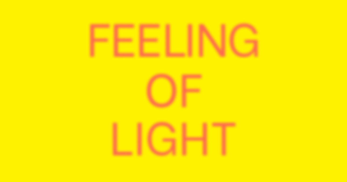 Feeling of Light - Almine Rech