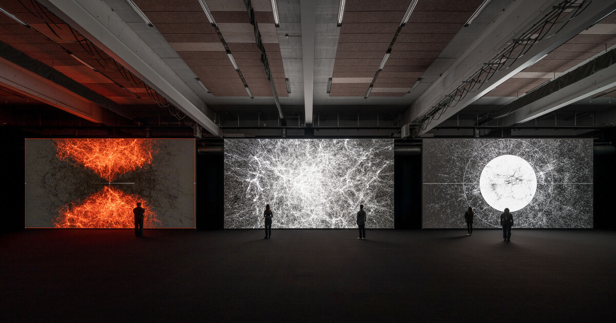 Ryoji Ikeda - Data-Verse 1/2/3 - Almine Rech