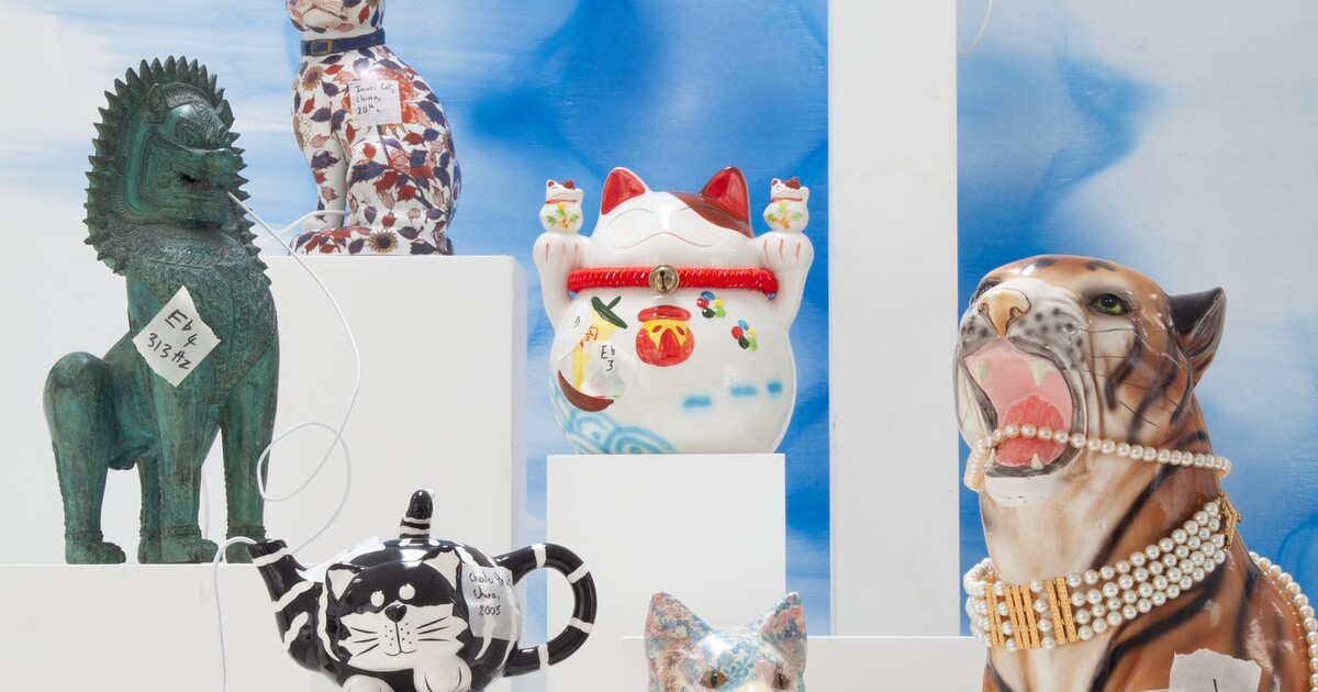 Oliver Beer - Resonance Paintings – Cat Orchestra - Almine Rech