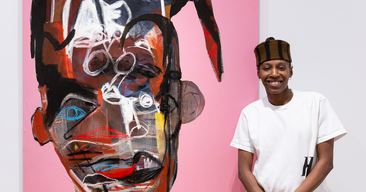 Genesis Tramaine - Walkthrough of her exhibition at Almine Rech London ...